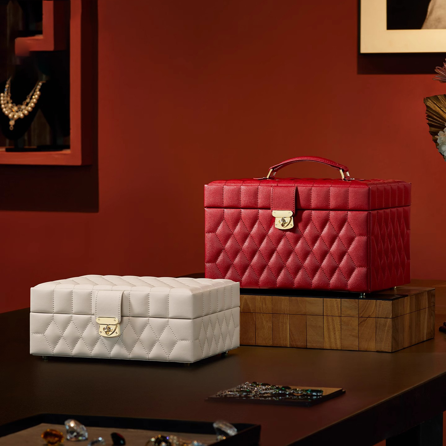 Custom Jewelry Box with Logo | Personalized Luxury Jewelry Storage